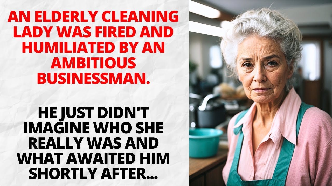 CLEANING LADY IS FIRED BY UNSCRUPULOUS BOSS, BUT WHEN HER TRUE IDENTITY ...