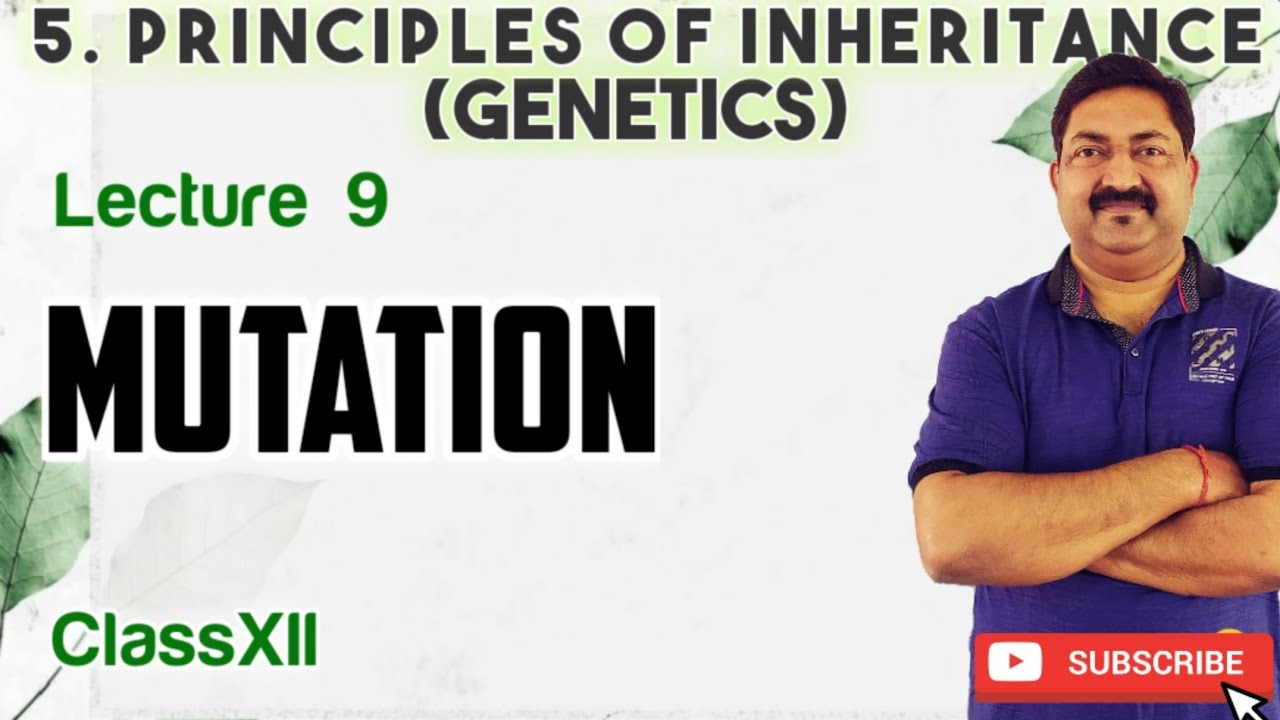 L.9 MUTATION | Ch.5 Class XII NCERT - YouTube