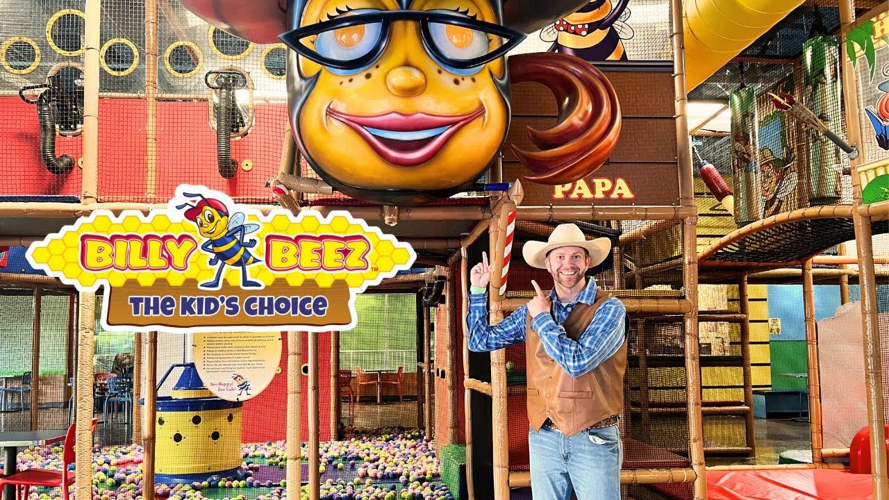 Cowboy Jack Explores Billy Beez Indoor Playground! Fun Adventure for ...