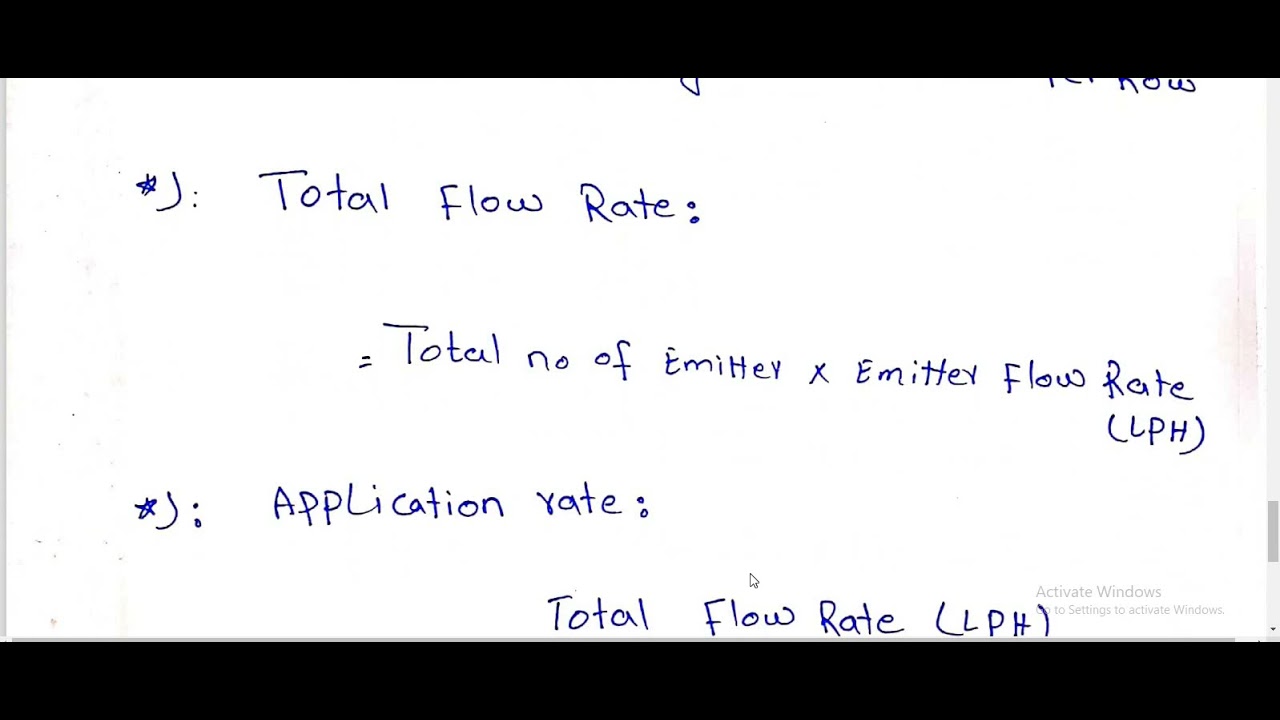 Tutorial #2 Basic Formula of Drip System - YouTube