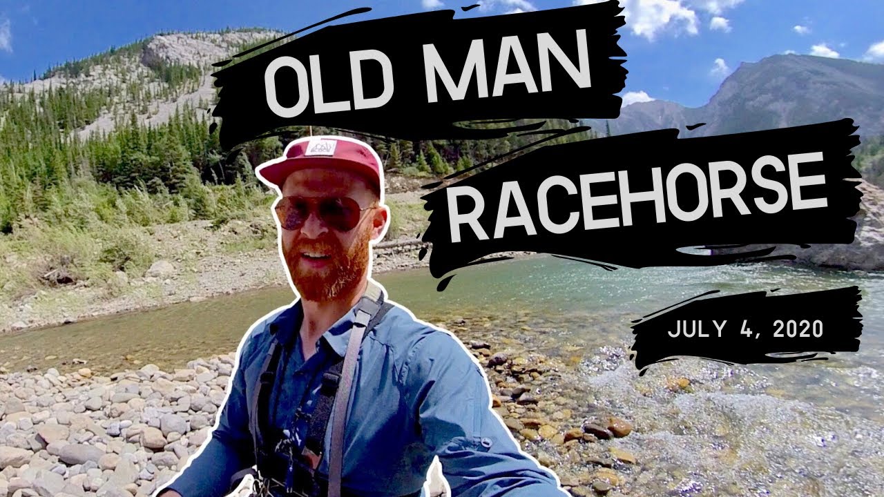 Fly Fishing Old Man River and Racehorse Creak - Catching Cut Throat ...