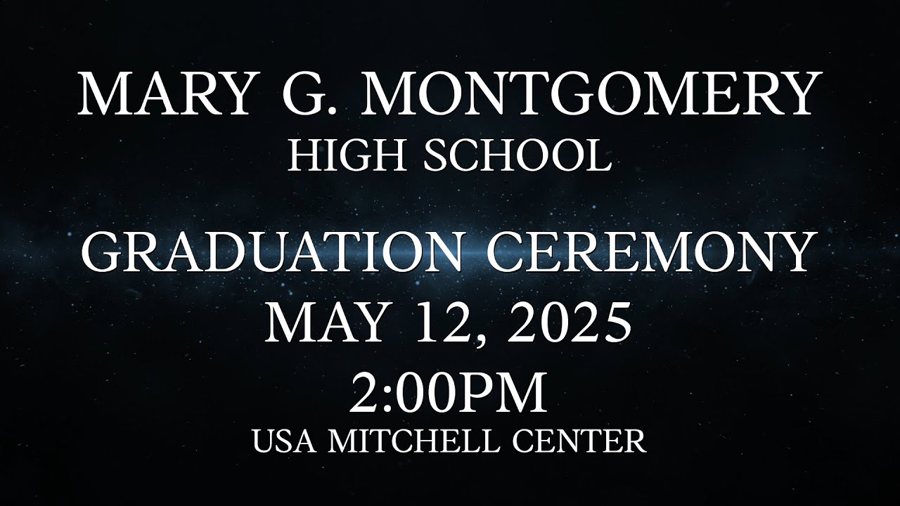 Montgomery High School Graduation 2025 - YouTube
