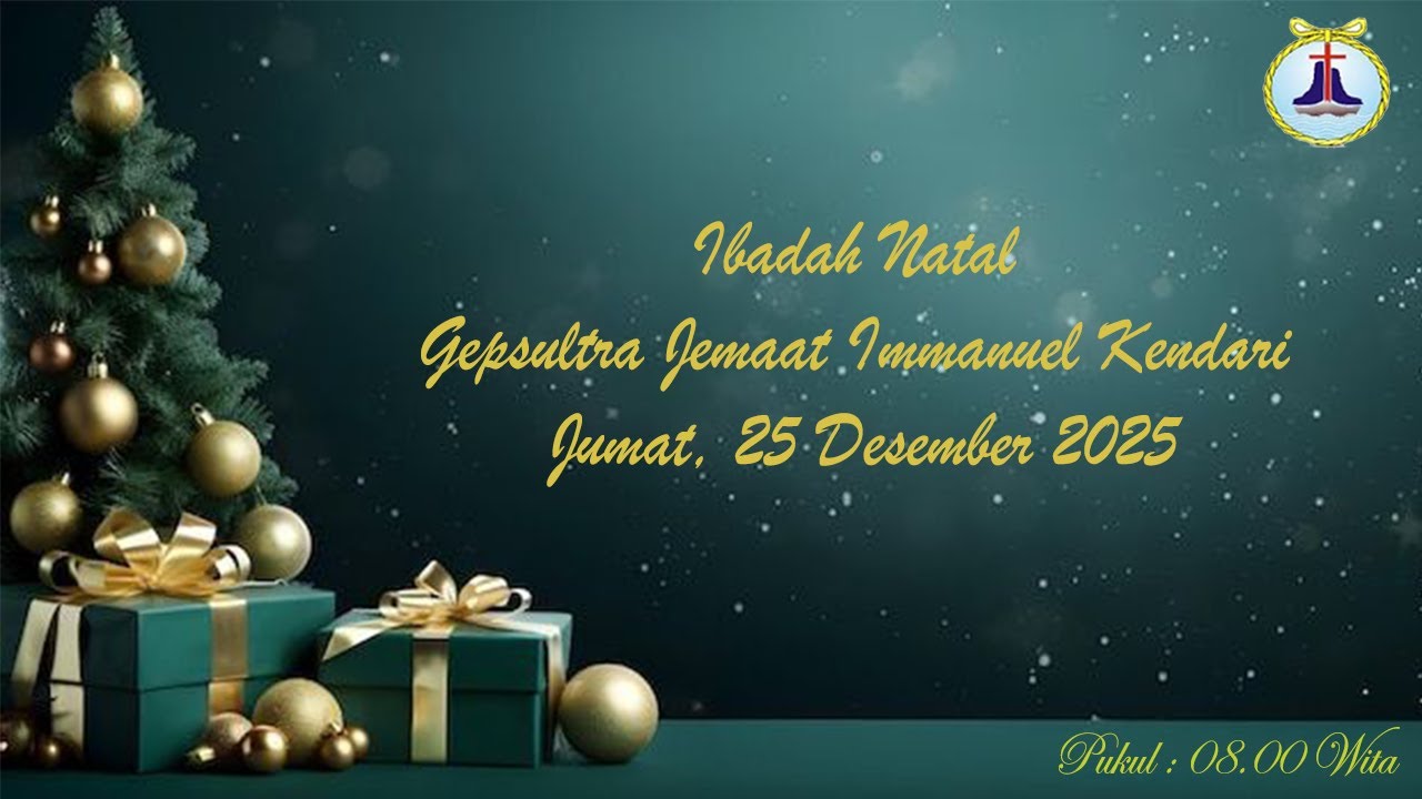 Ibadah Natal Gepsultra Jemaat Immanuel Kendari, 25 Desember 2025 - YouTube