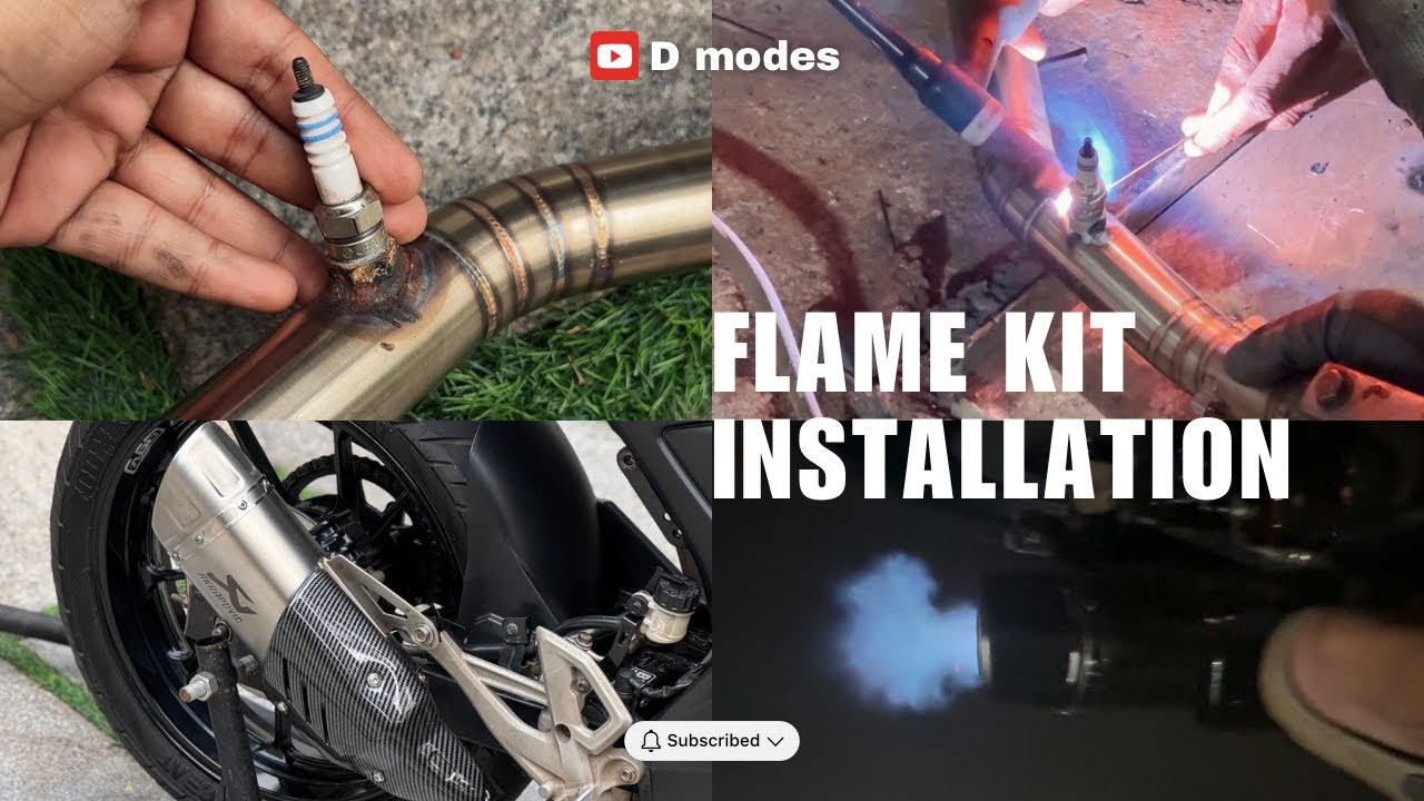Flame 🔥 kit installation | modification | customisation - YouTube
