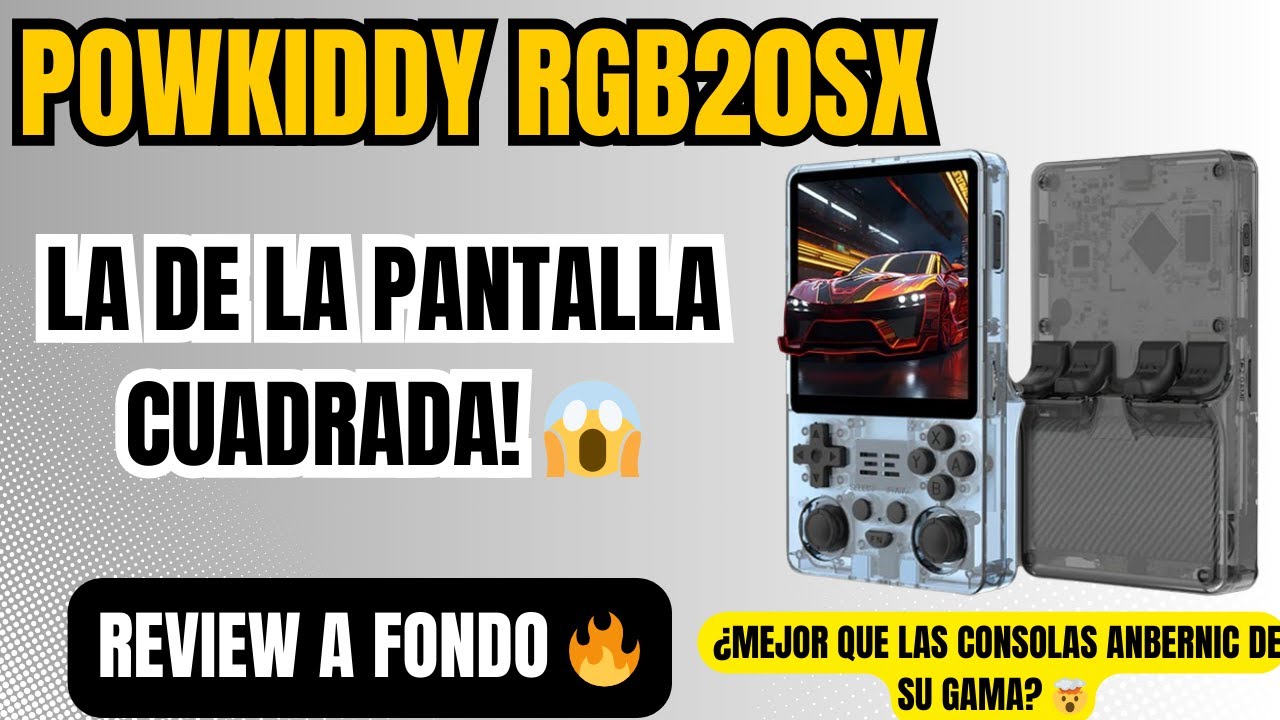 📢 LA NUEVA CONSOLA DE POWKIDDY 👉 RGB20SX Análisis a fondo en Español ...