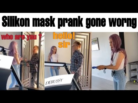 2000$ Realistic Silicone Face Mask Prank gone wrong ..Incredible ...