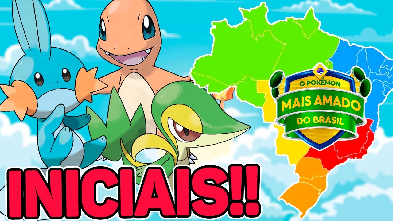 QUAL O POKÉMON INICIAL MAIS POPULAR NO BRASIL ?? - YouTube