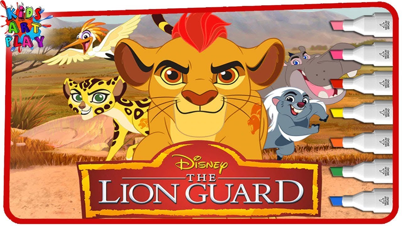 Coloring Lion Guards - All Lion Guards Compilation - Kion Ono Fuli ...