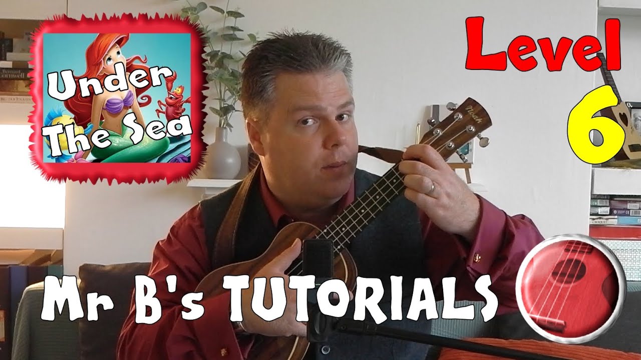 Disney's Under The Sea Tutorial | Mr B's Ukulele Channel - YouTube