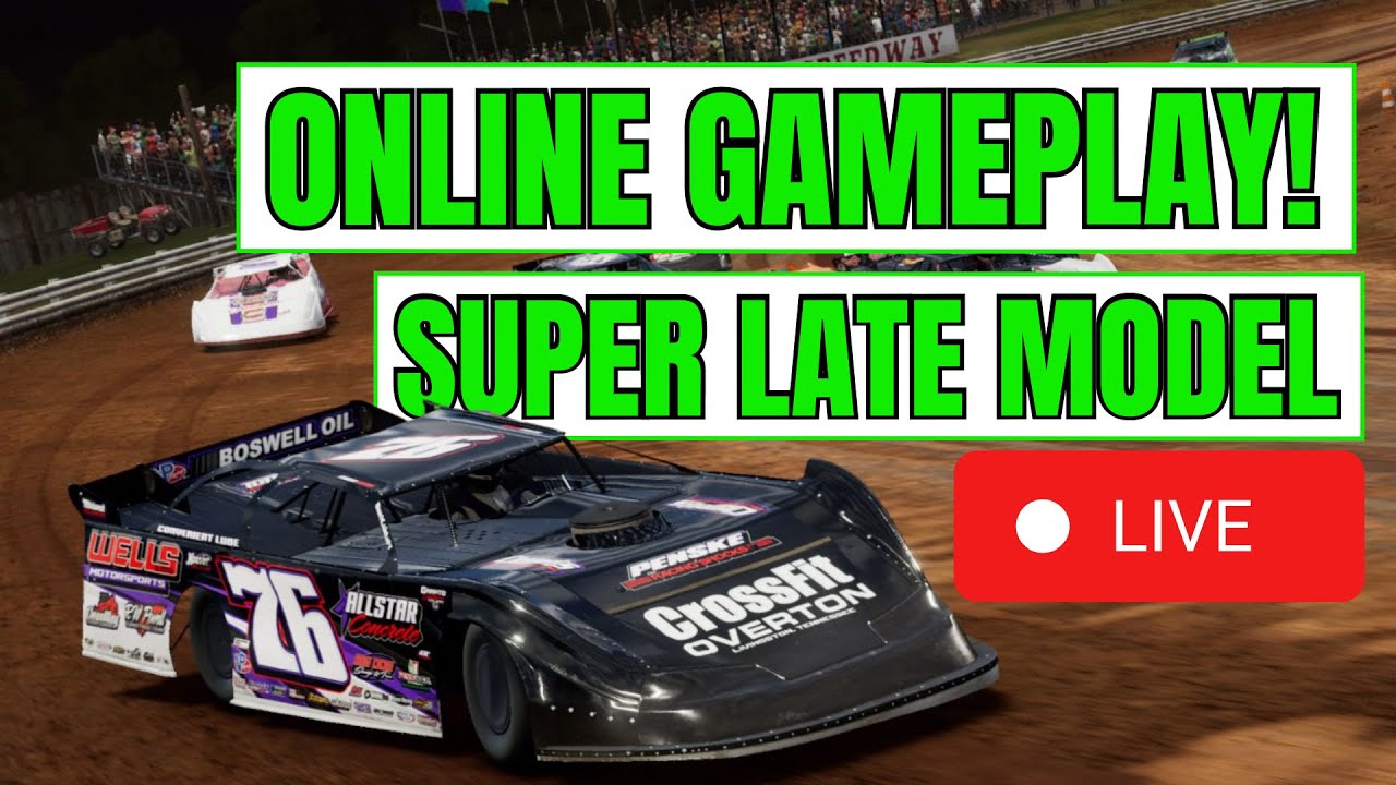 WoO Super Late Model Dirt Racing Gameplay | Online Racing - YouTube