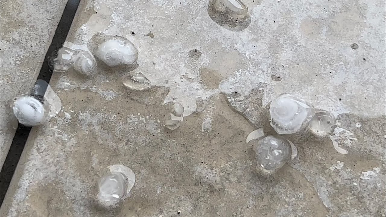Hailstorm in Japan, my 1st time to see 💕japinababy - YouTube