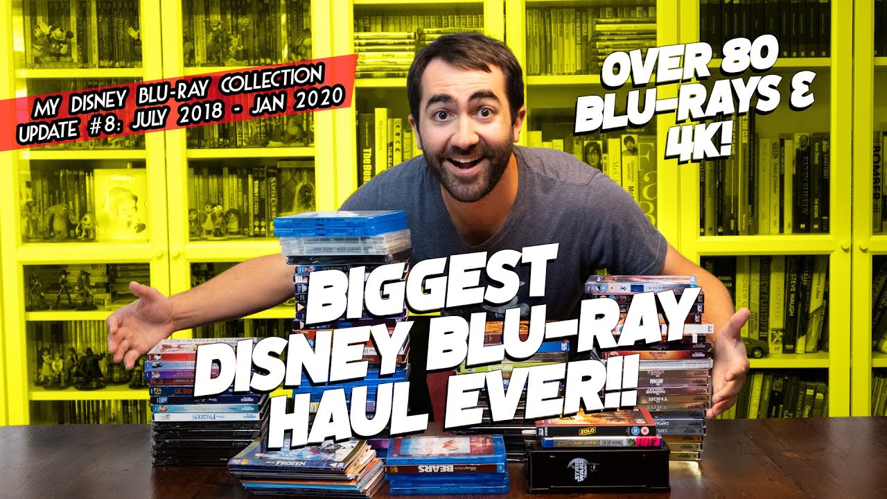 DISNEY BLU-RAY, 4K & DVD COLLECTION Biggest Haul Update EVER - UPDATE ...
