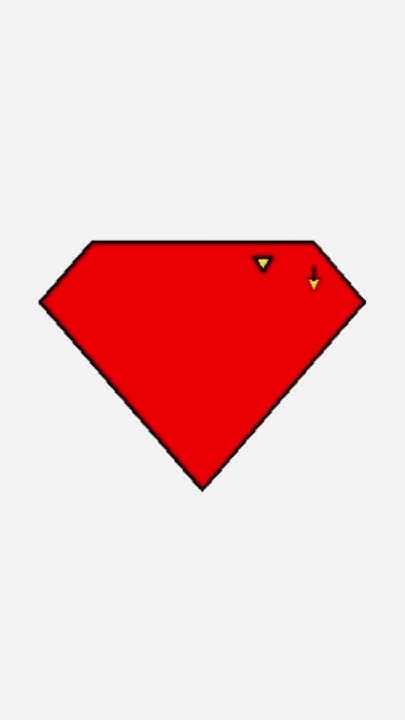 Draw Superman logo in python | turtle | turtle graphics #19 #shorts #python #pythontutorial ...