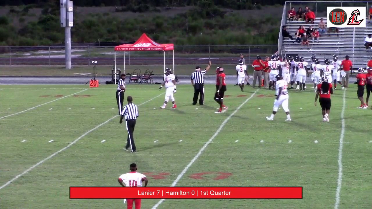 Lanier County Football Vs Hamilton County - YouTube