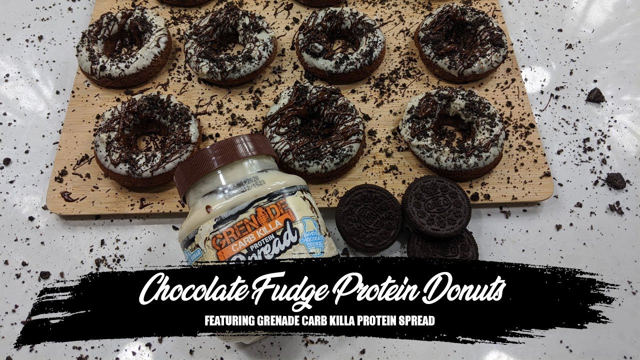 Chocolate Fudge Protein Donuts - YouTube
