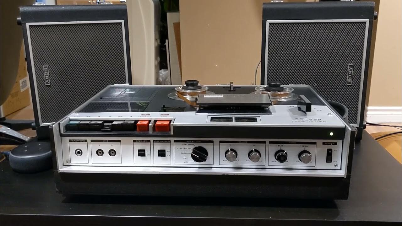 Sony TC-330 COMBO STEREO with reel to reel, cassette - YouTube