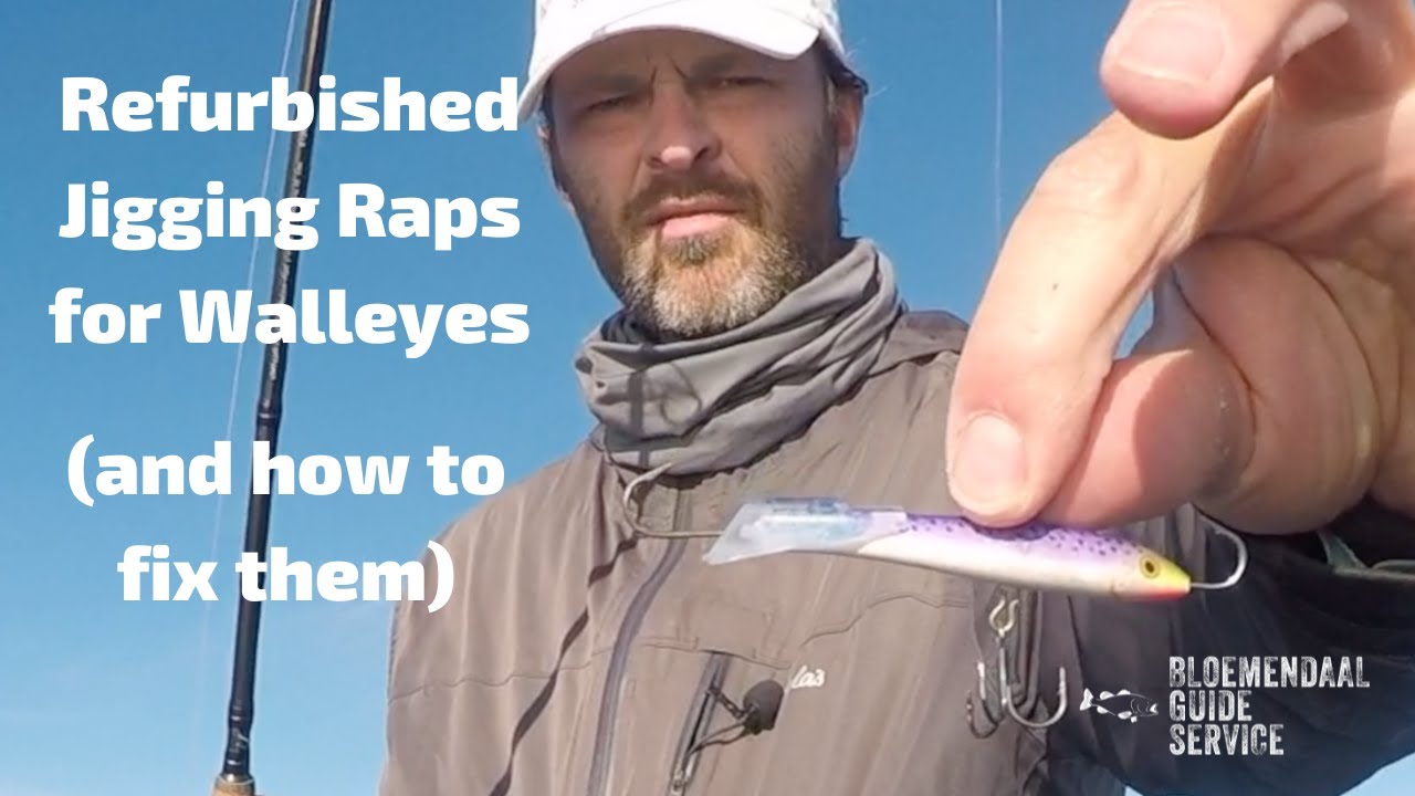 Refurbished Jigging Raps for Walleyes (and how to fix them) - YouTube