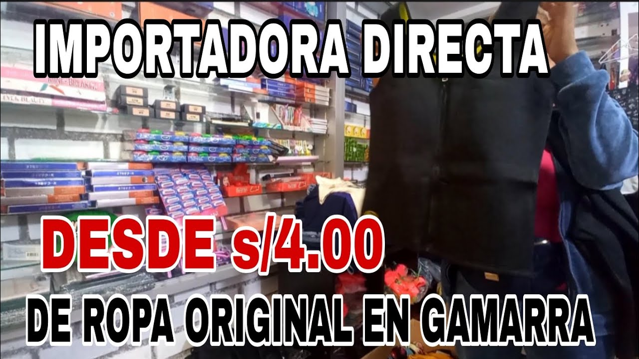ROPA ORIGINAL DESDE s/4 soles en IMPORTADORA DIRECTA - YouTube