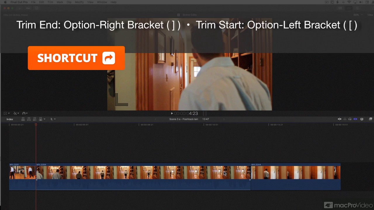Final Cut Pro X 104: Working in the Timeline - 9. Trimming to the ...