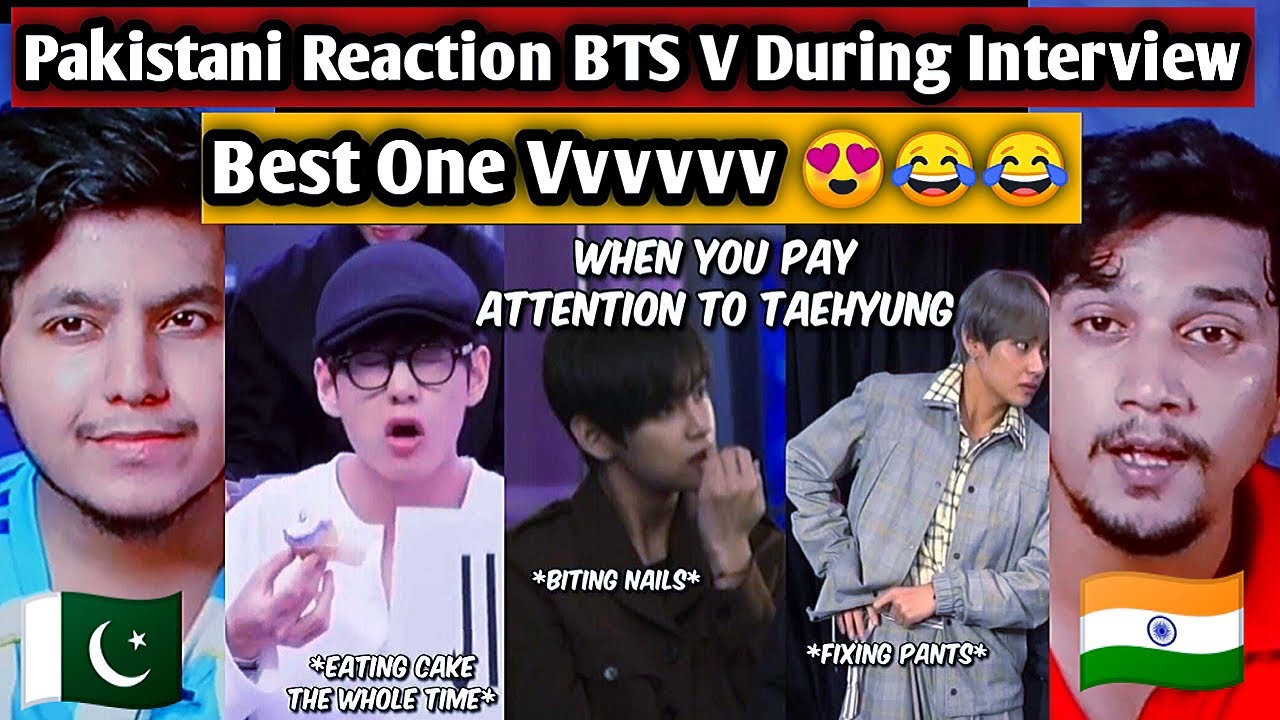 Pakistani reacts to BTS V FUNNY MOMENTS |💜| when you only focus on ...