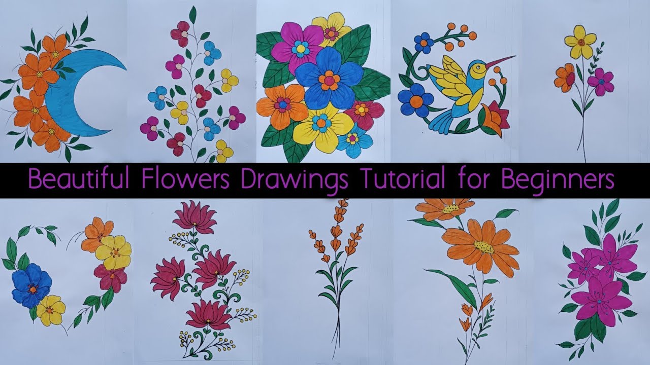 Live Drawing Tutorial: Step_ By_ Step Art For Beginners l Draw & Discover - YouTube