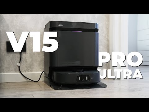 Midea VCR V15 Pro Ultra Review & Cleaning Test✅ Obstacle Recognition, 16200 Pa, All-in-One Station🔥