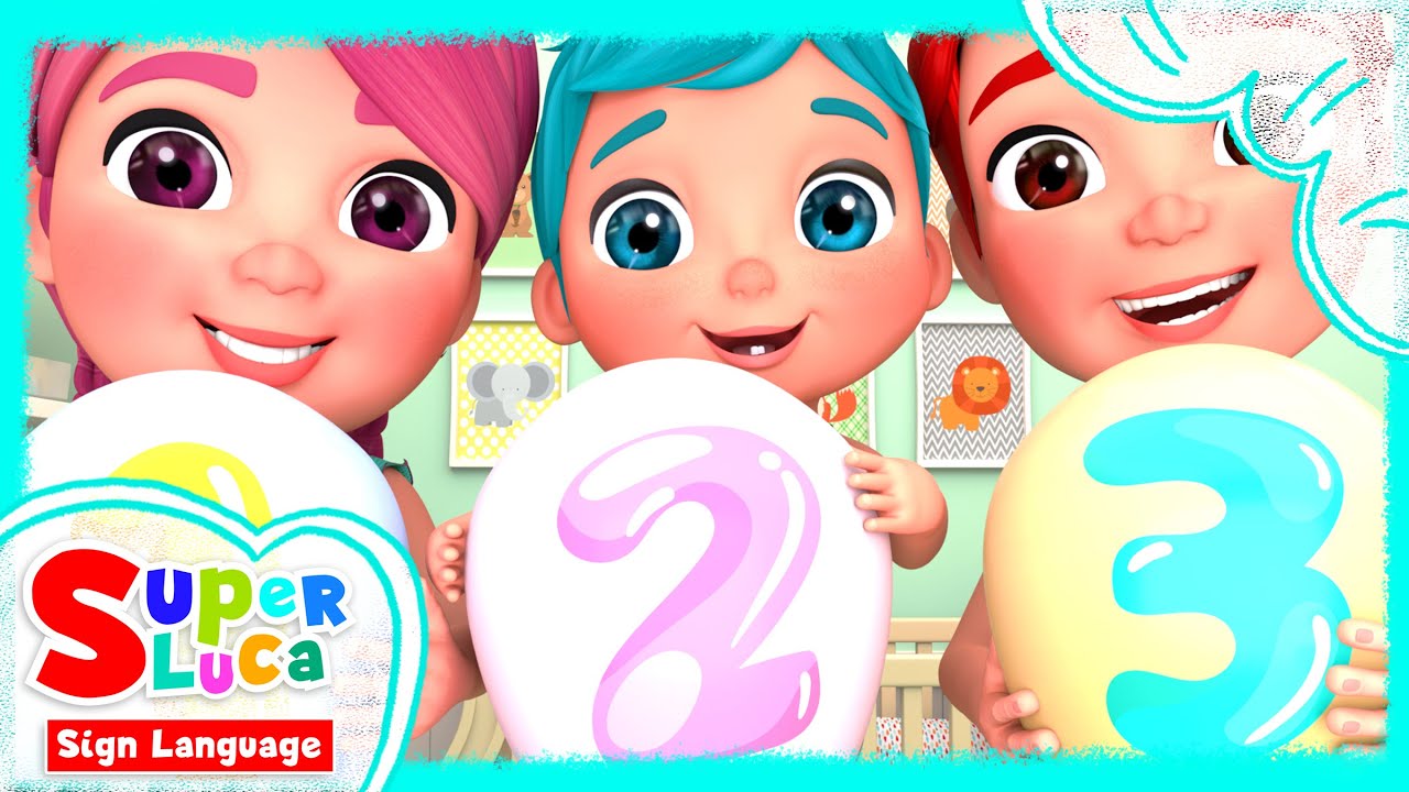 Numbers Fun 10 to 100 | Nursery Rhymes & Kids Songs | Super Luca ...