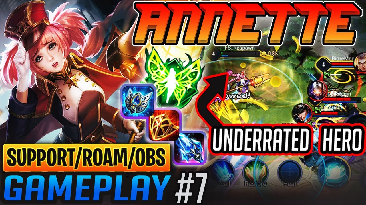 AOV | Arena of Valor | Annette Support Gameplay#7 | Build | Item | Arcana | 2020 - YouTube