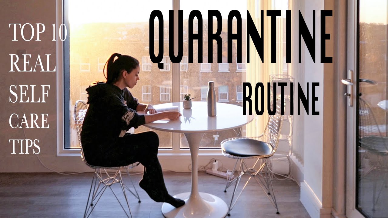 Quarantine Routine | 10 Self-Care Tips Που Εφαρμόζω - YouTube