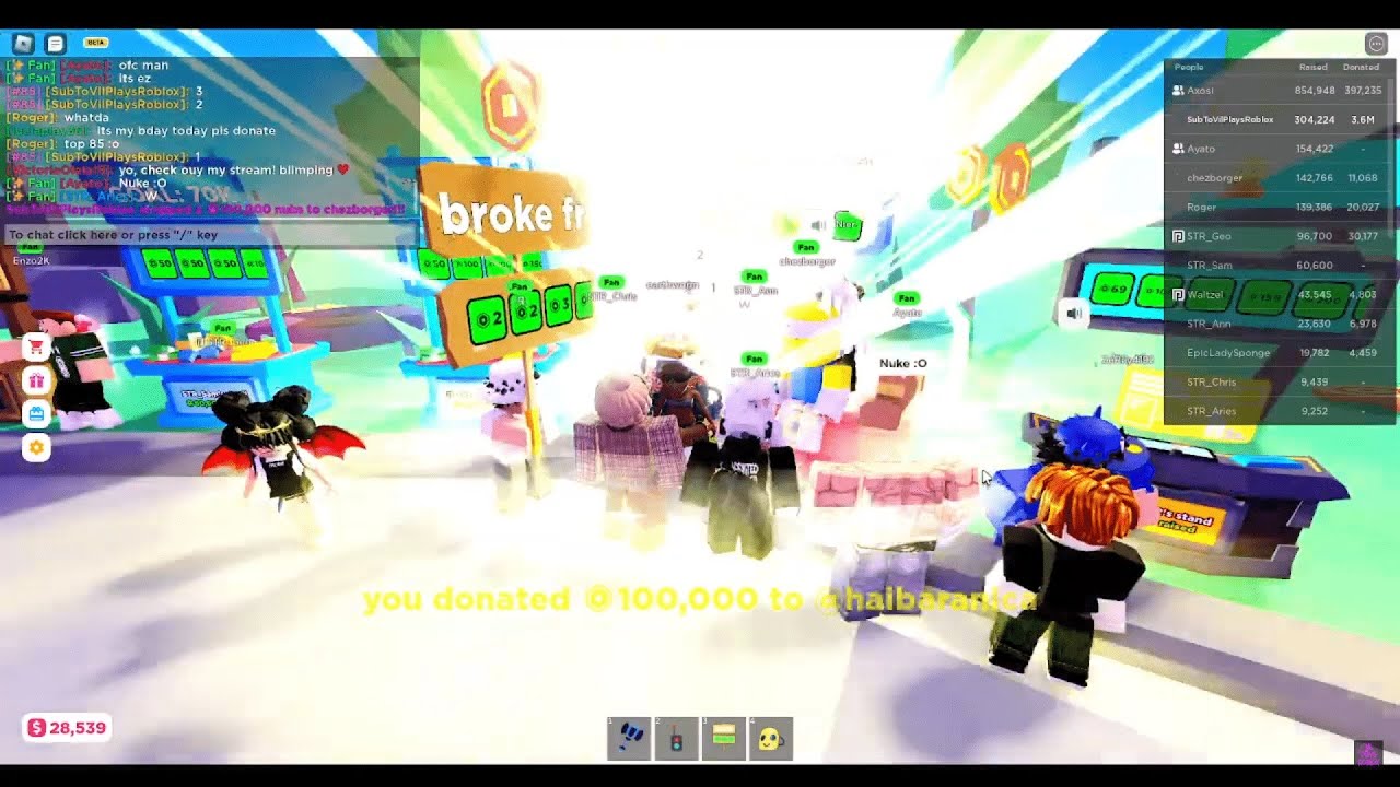 Donating 100K nuke to someone and new nuke effect? - YouTube