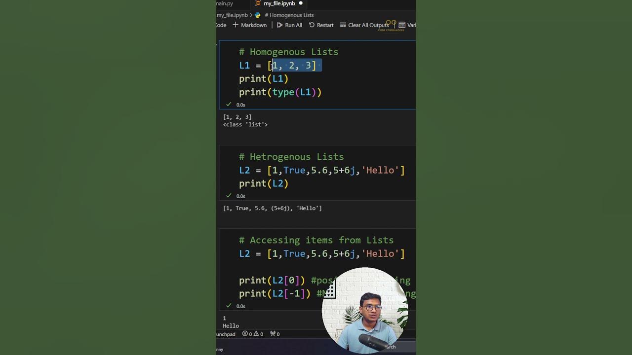 Master Python Lists: Homogeneous vs. Heterogeneous #shorts #python #coding - YouTube