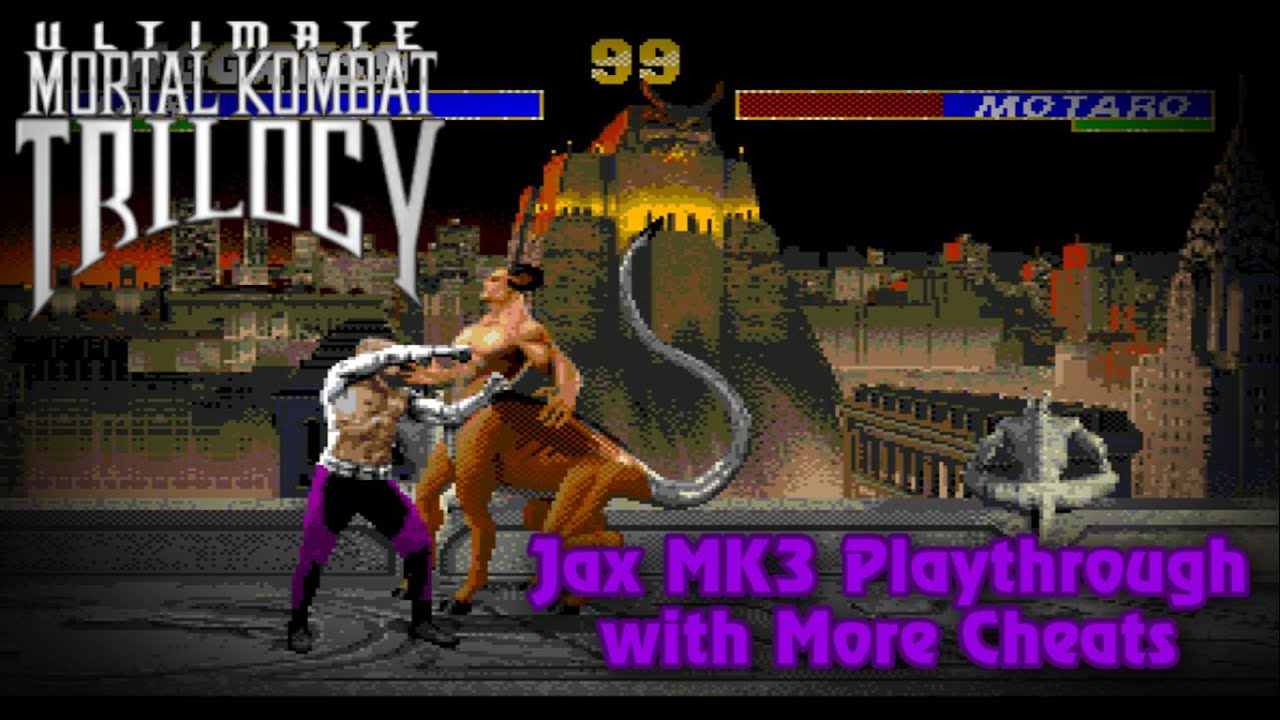 Ultimate Mortal Kombat Trilogy - Jax MK3 Playthrough with More Cheats ...