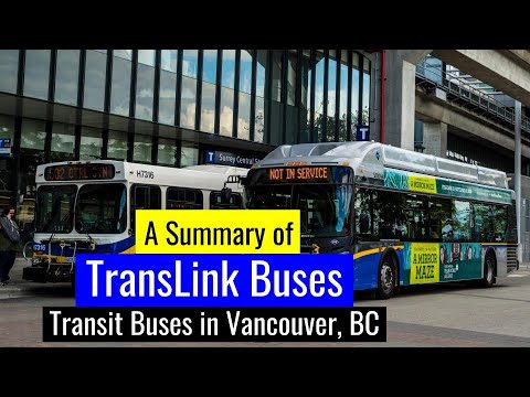 [1080p] [60fps] A Summary of TransLink Buses - Transit Buses in the ...