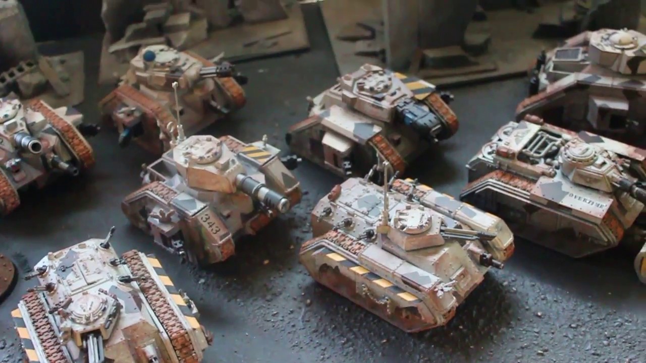 Imperial Guard Tanks - YouTube