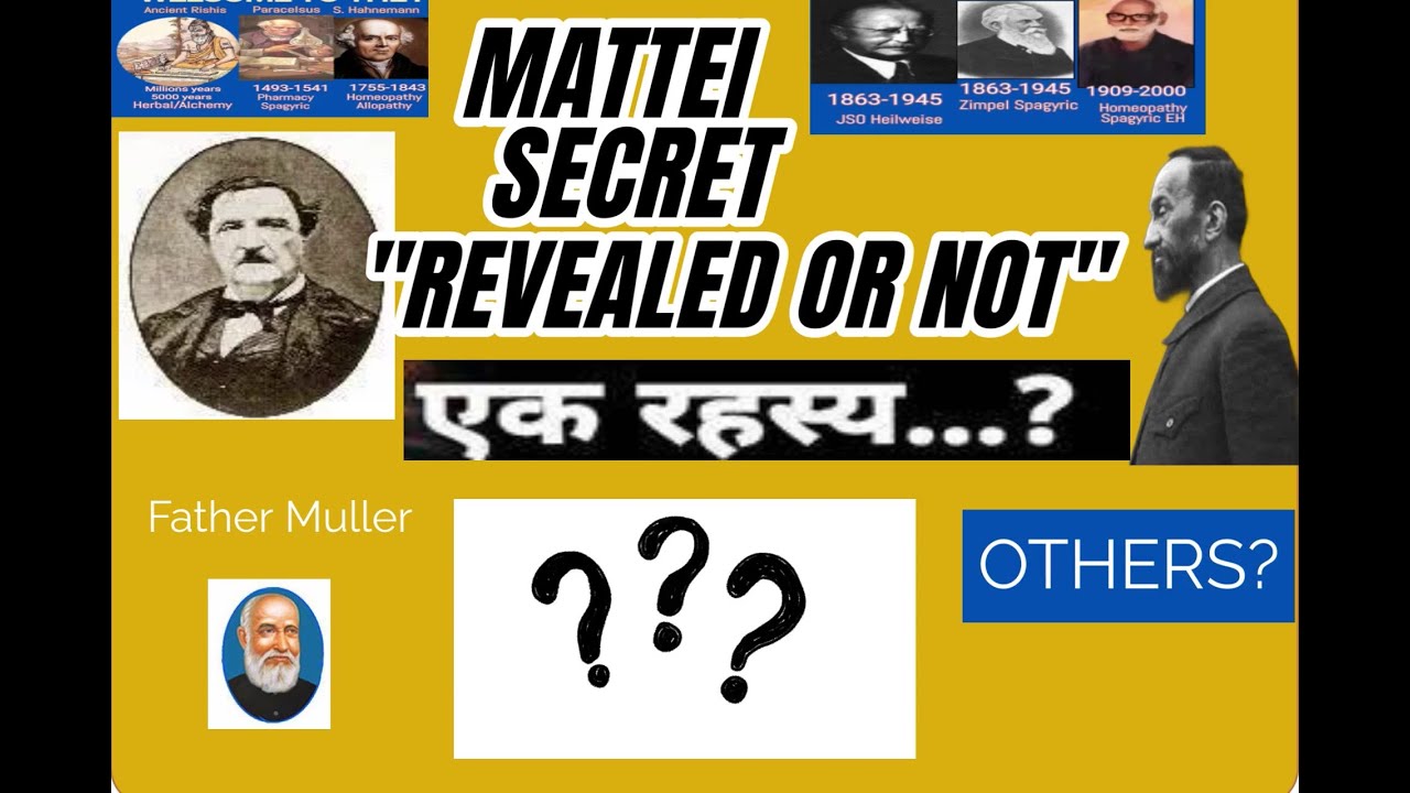 The Secret of Count Mattei - Revealed OR not? काउंट मैटी का रहस्य - पता ...