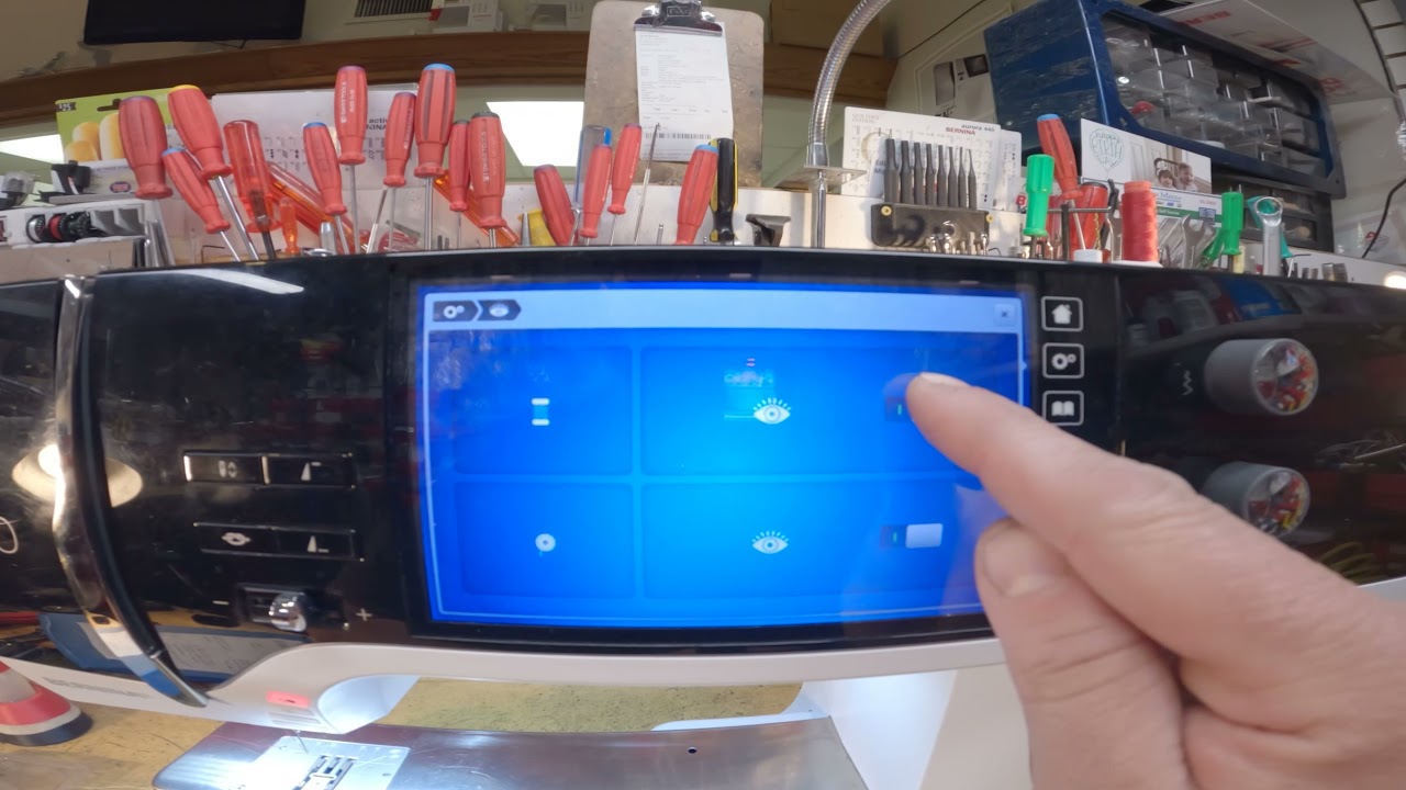 Turning Off upper and Lower Thread SEnsors - YouTube