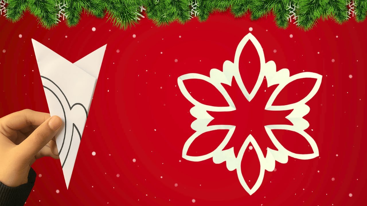 How to Make Easy Paper Snowflakes | DIY Snowflake Tutorial with ...