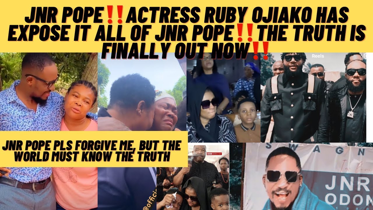JNR POPE NOLLYWOOD SISTER‼️actress RUBY OJIAKO has expose it all of jnr ...
