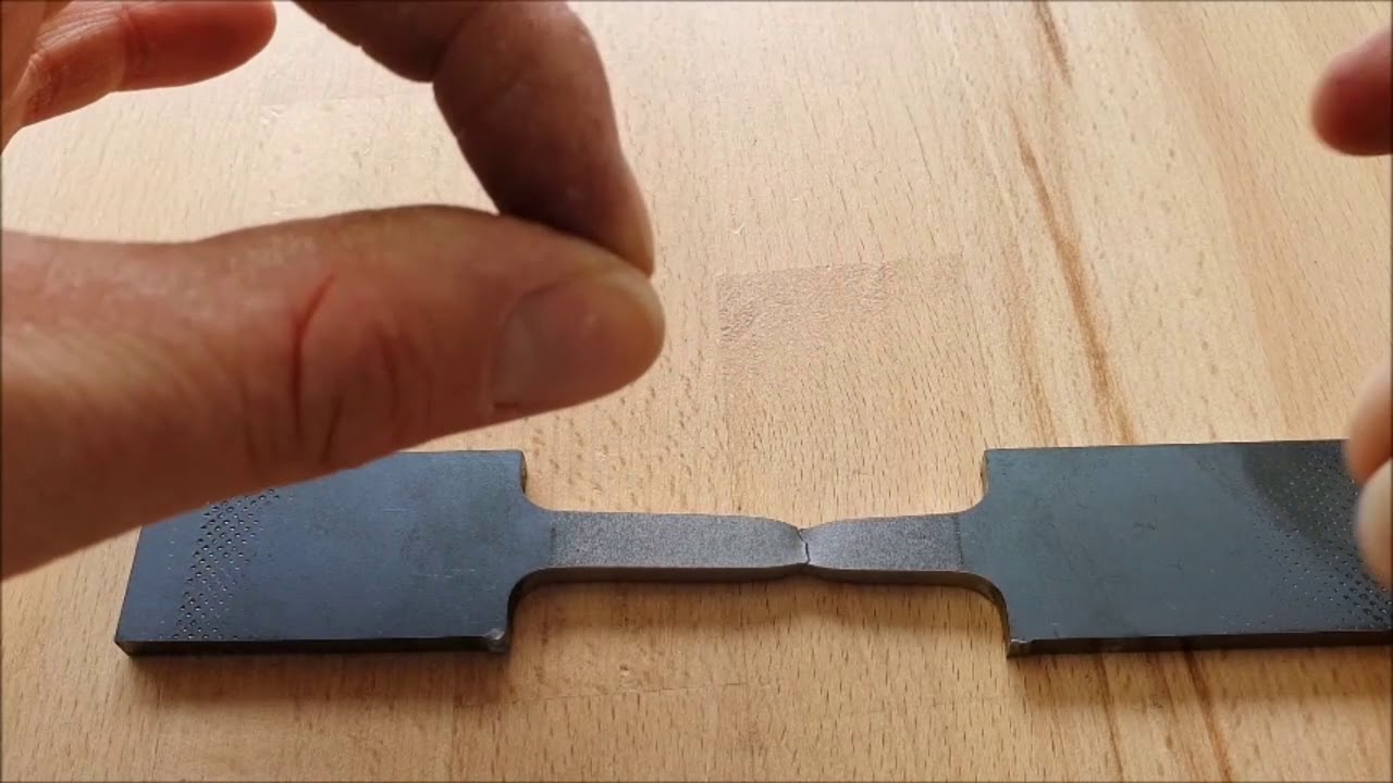 Zugversuch Probe nach Versuch - YouTube