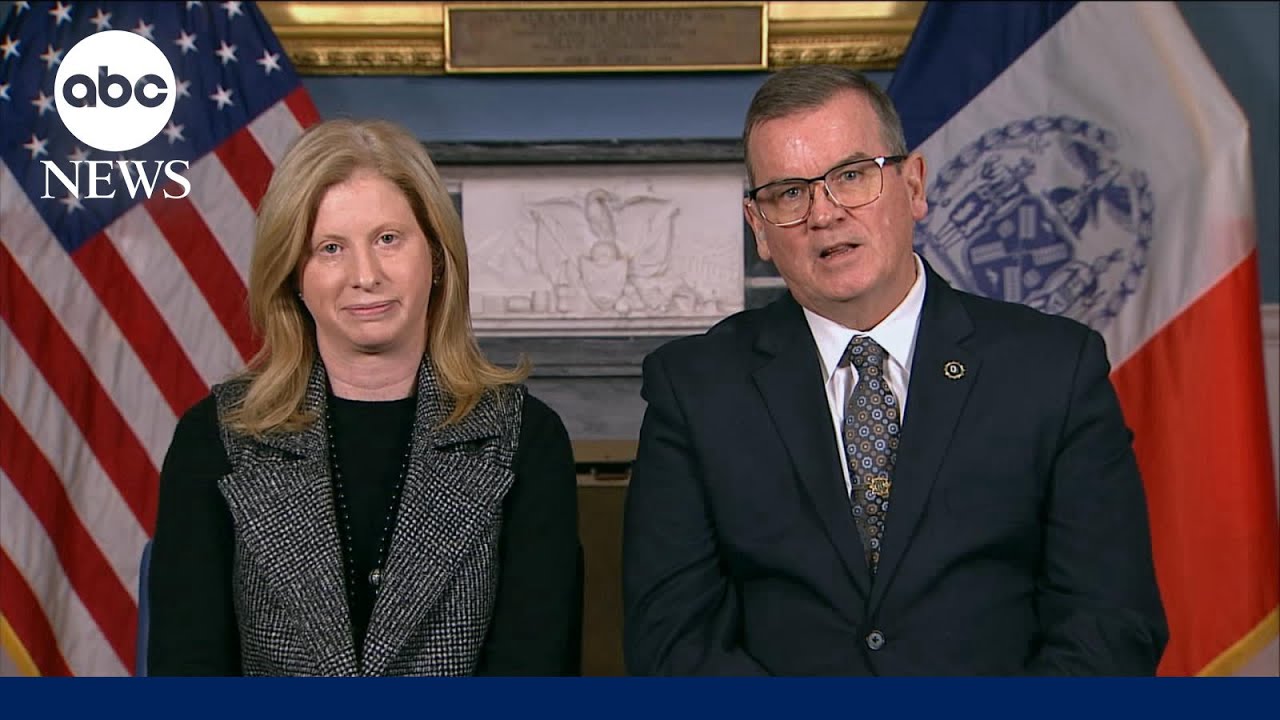 NYPD commissioner and chief of detectives on CEO killer suspect - YouTube