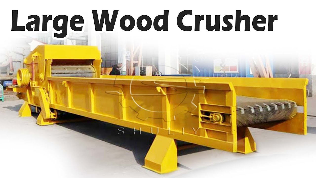 Efficient Wood Crushing with our Large Wood Crusher | High-Speed Wood ...