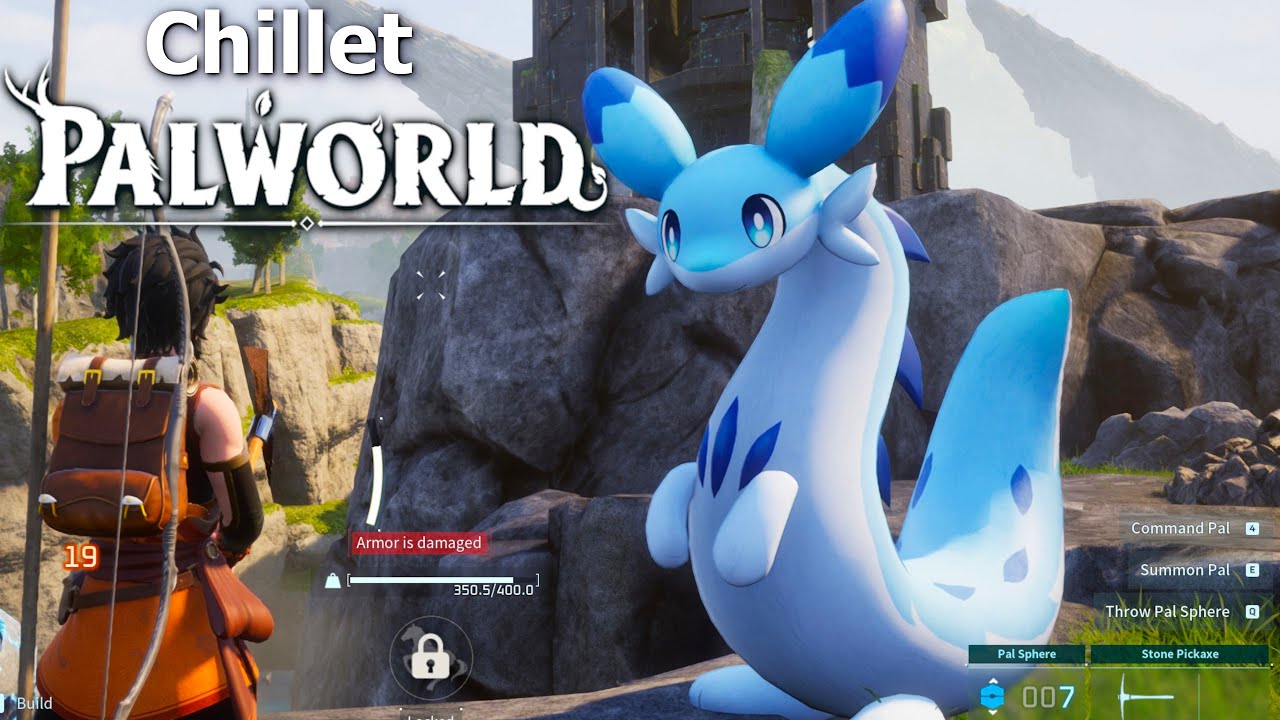 Palworld catching Chillet and fightin two too high Level Bosses - YouTube