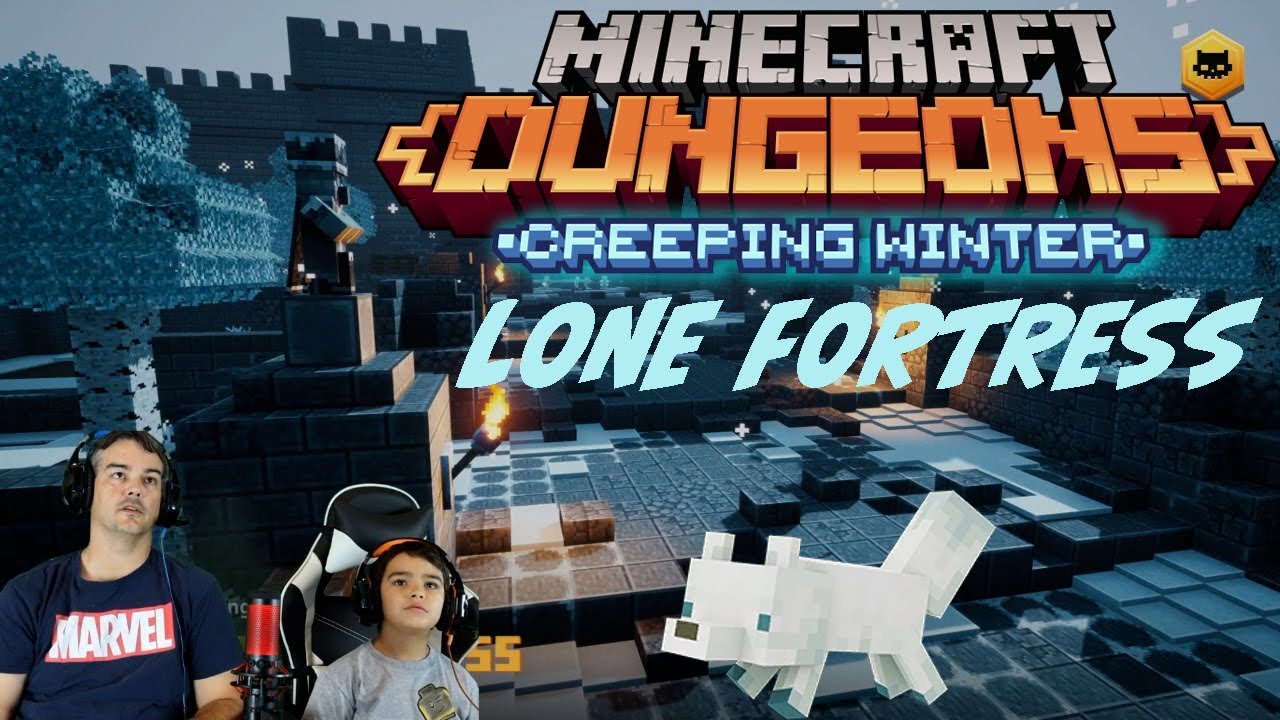 Minecraft Dungeons | Creeping Winter DLC | Lone Fortress | Boss Battle ...