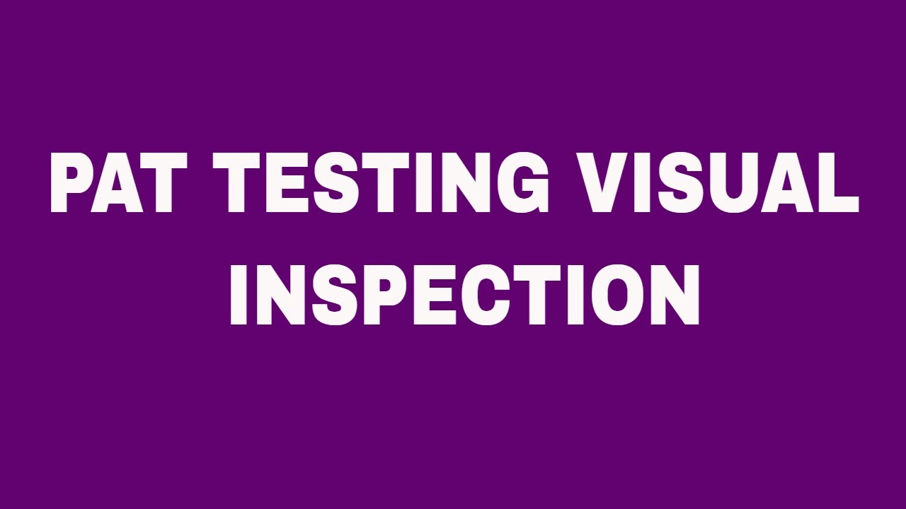 PAT Testing Visual Inspection. An easy hazard to miss. - YouTube