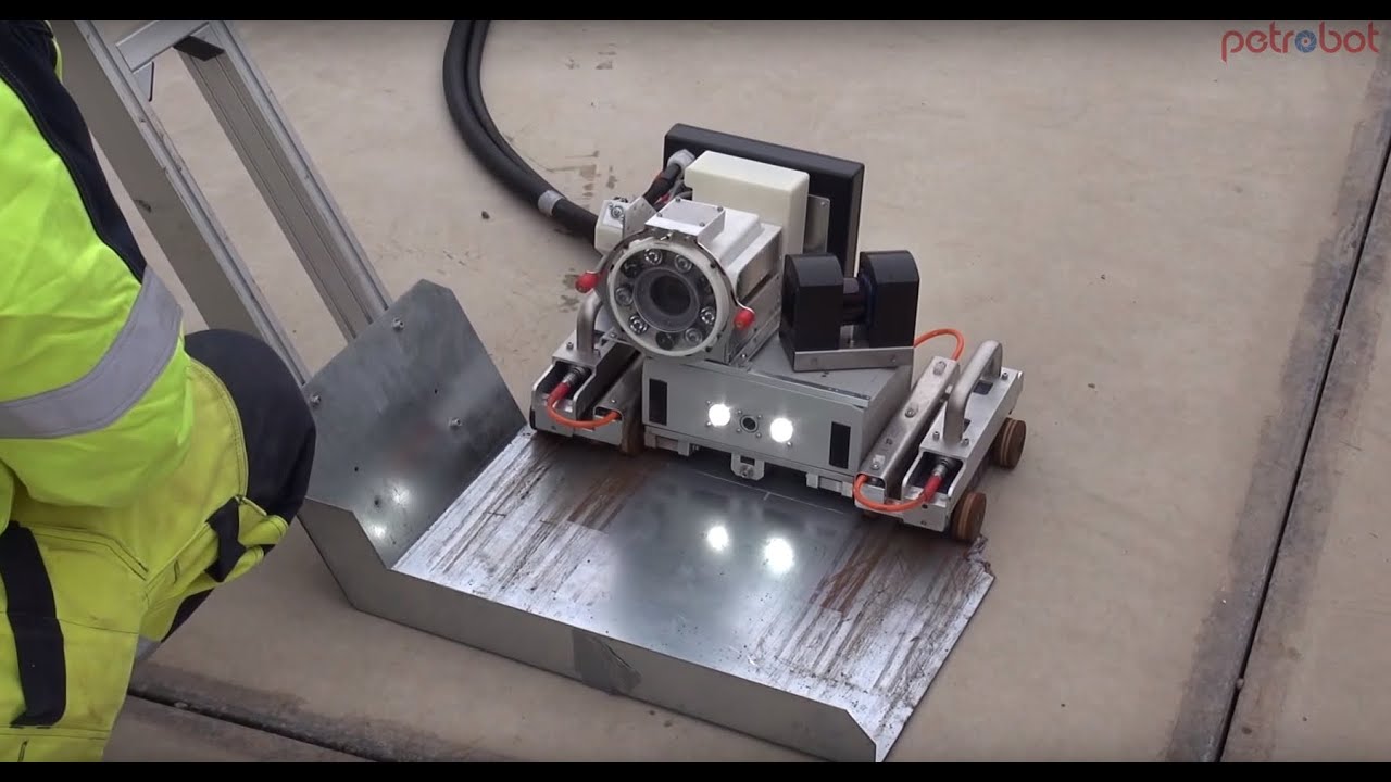 PETROBOT Pressure Vessel Robot Trials - YouTube