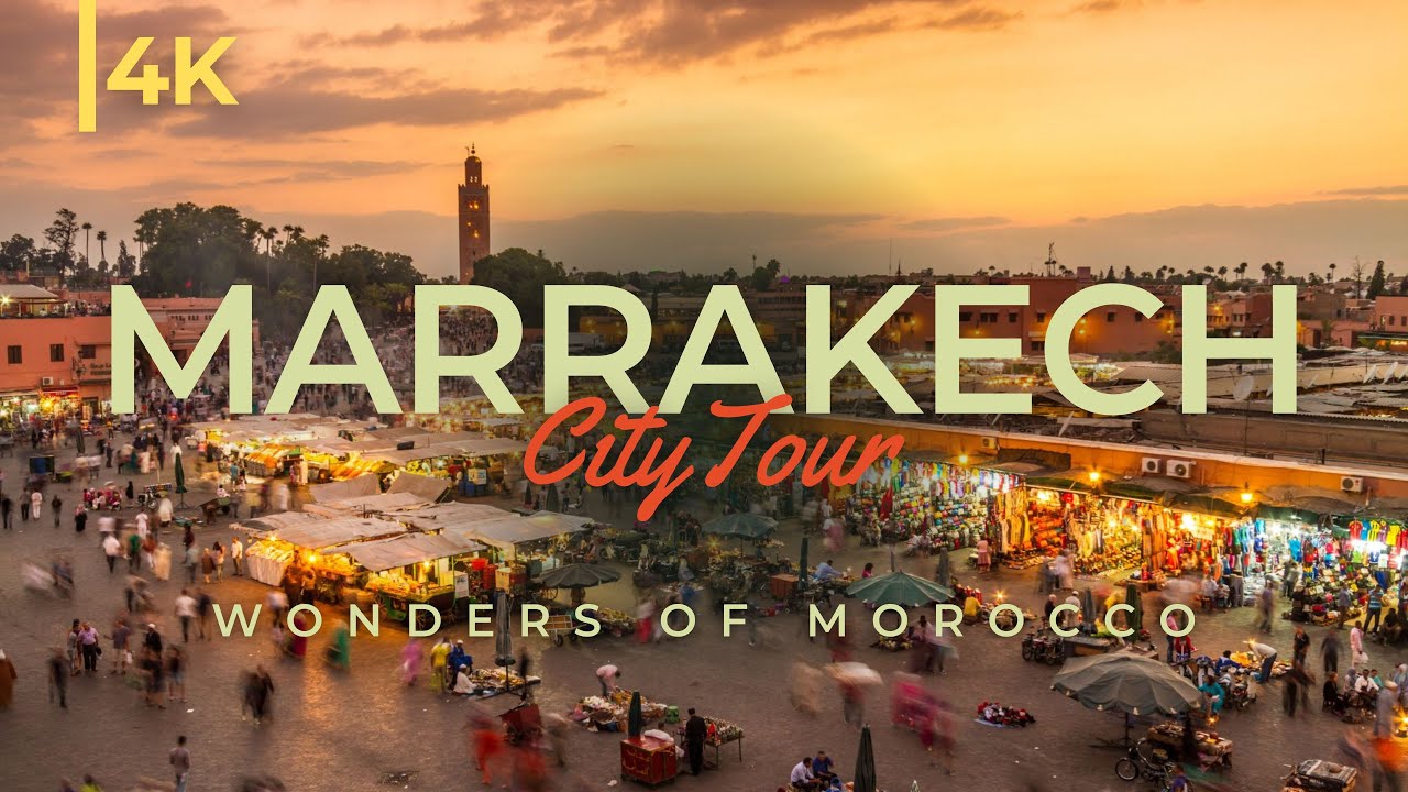 Virtual Tour of Stunning Marrakech in 4K | Discover Marrakech Morocco ...