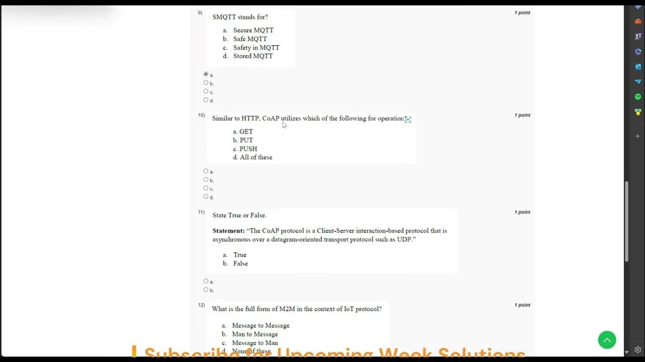 NPTEL Introduction to Internet of Things Week 2 Assignment Solution July 2024 | IIT Kharagpur ...