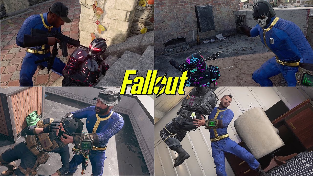 Fallout Task Force 141 Ghost, Captain Price, Soap, Gaz All Executions ...