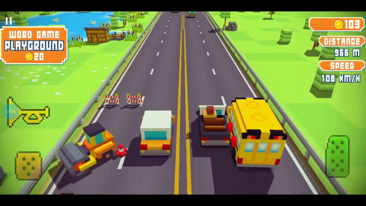 Blocky Highway Traffic Racing - YouTube