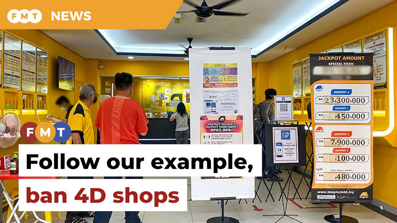 Take our lead, ban 4D shops instead, PAS veep tells govt - YouTube